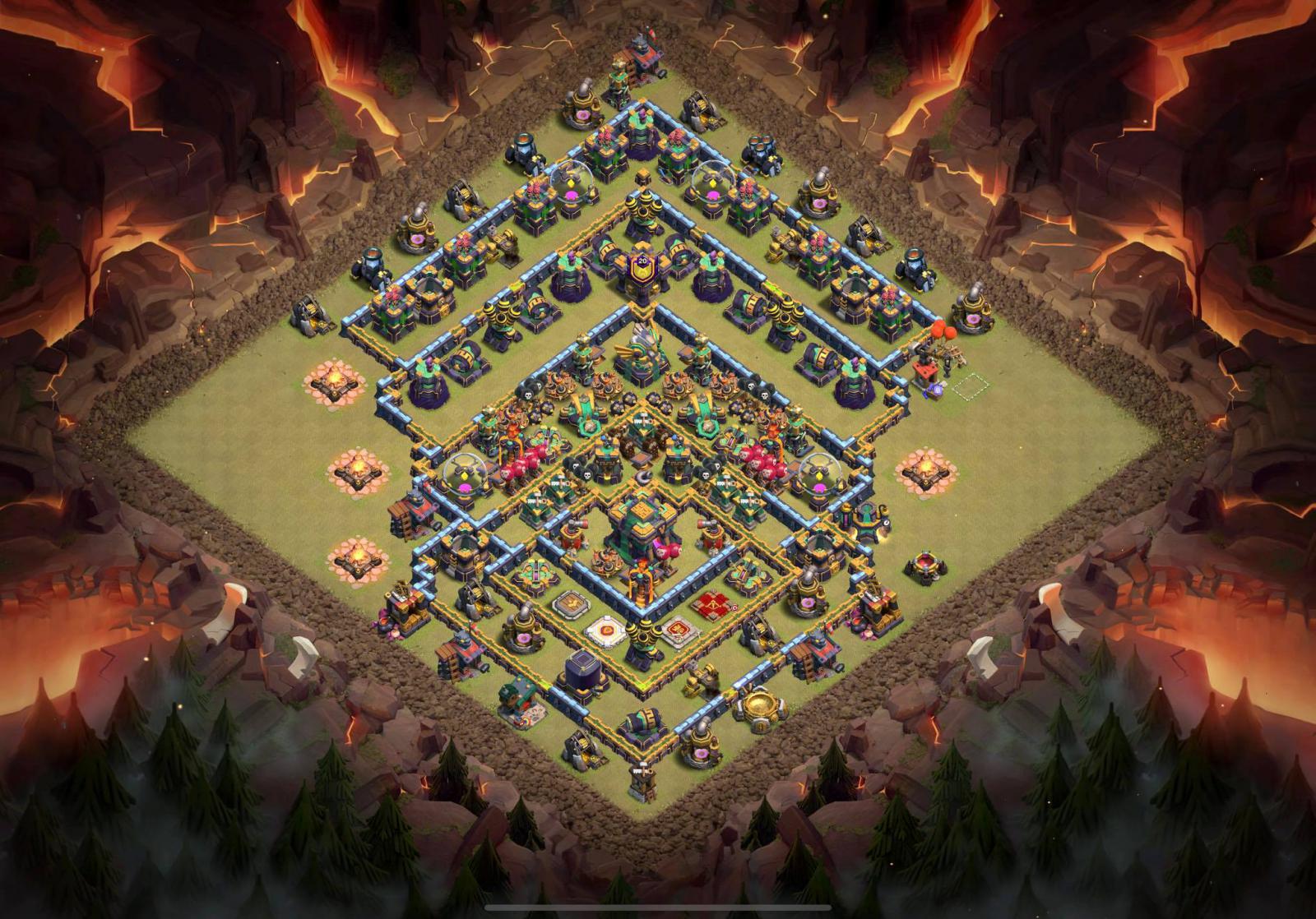 BASE TH14 DỄ 1 SAO RANK 5k7 HUYỀN THOẠI SAU UPDATE Tháng 9 2021 Clash of clans